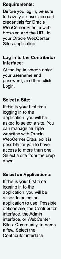 Oracle Webcenter Sites 11g Getting Started With The Contributor Interface
