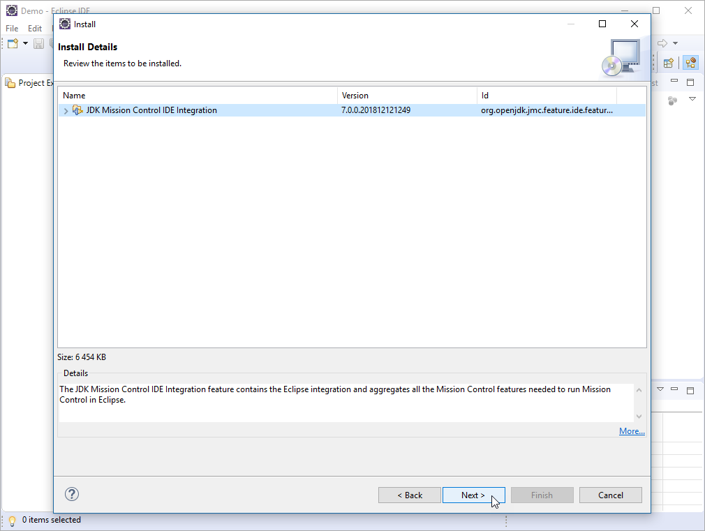 Oracle Plug-ins for JDK Mission Control - Update Site Instructions
