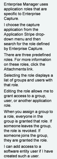 Configuring Enterprise Capture Security